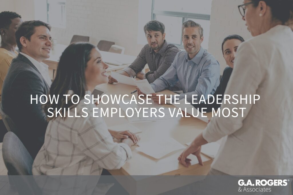 How to Show Employers Your Leadership Skills